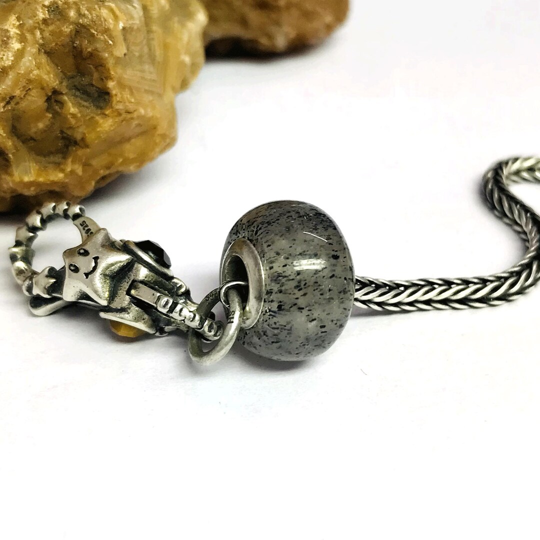 Clean Translucent Beautiful Beads Doted Crystal Gemstone Big Hole ...