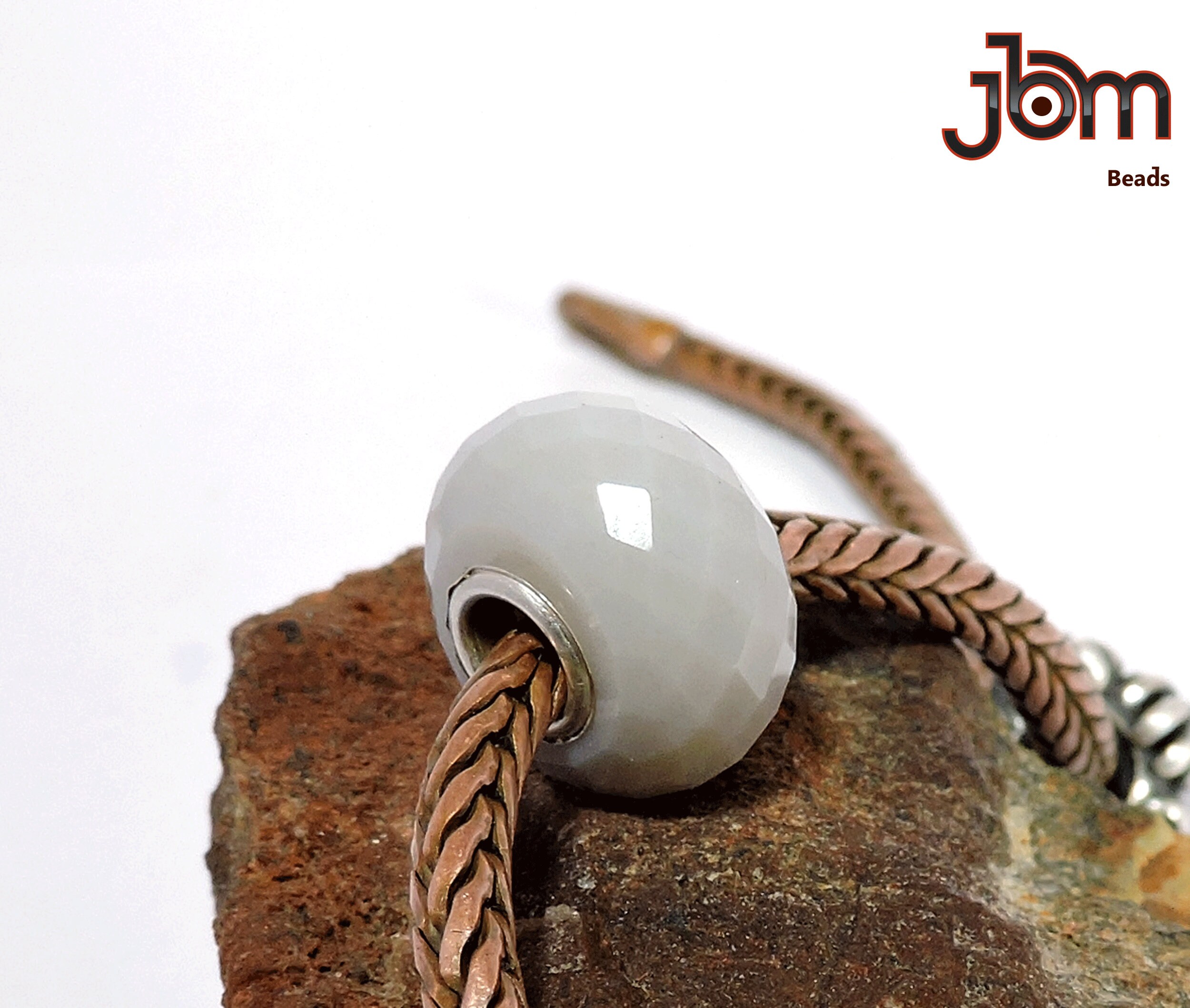 Natural Grey Opal Gemstone 14x8mm Faceted Big Hole European - Etsy UK