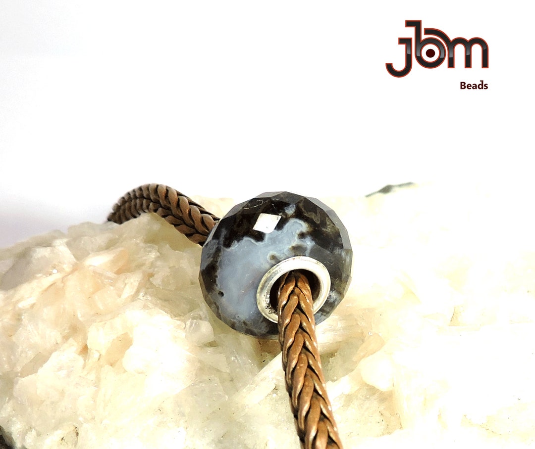 Natural Bat Cave Jasper Gemstone 14 X 8 Mm Faceted Big Hole European ...