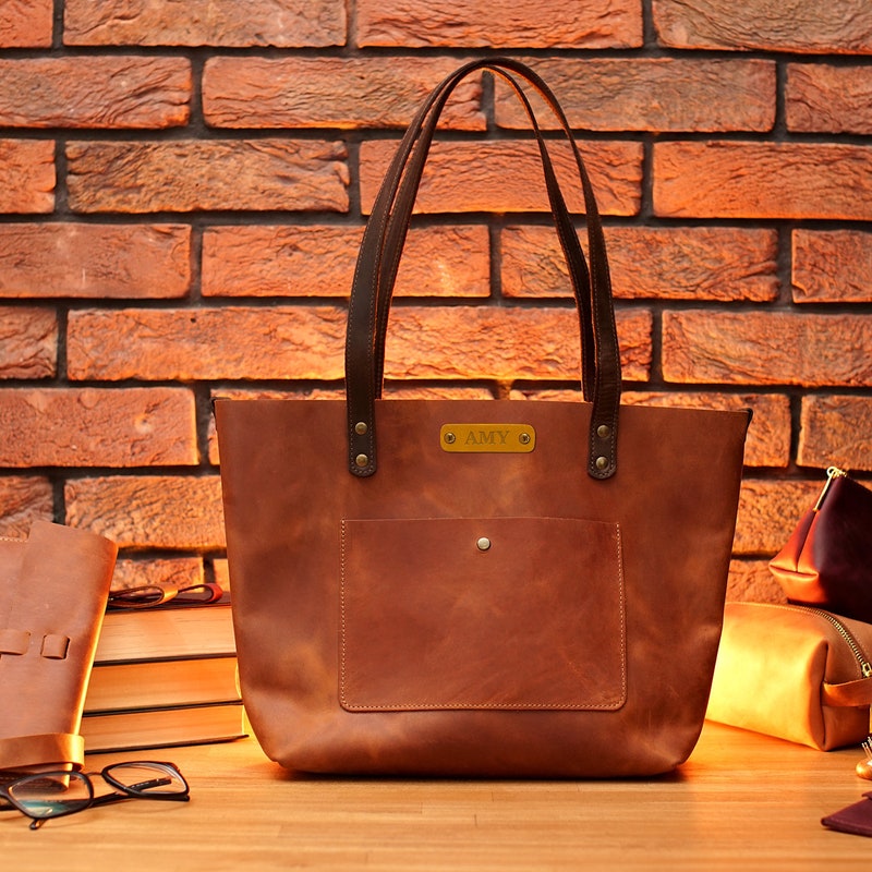 Unlined Leather Bag - Etsy