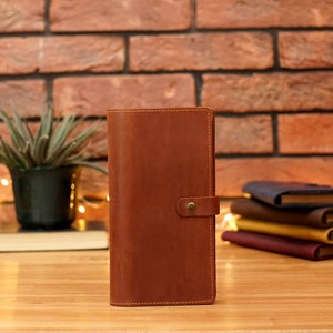 Refillable Leather Journal With Personalization, Custom Leather ...