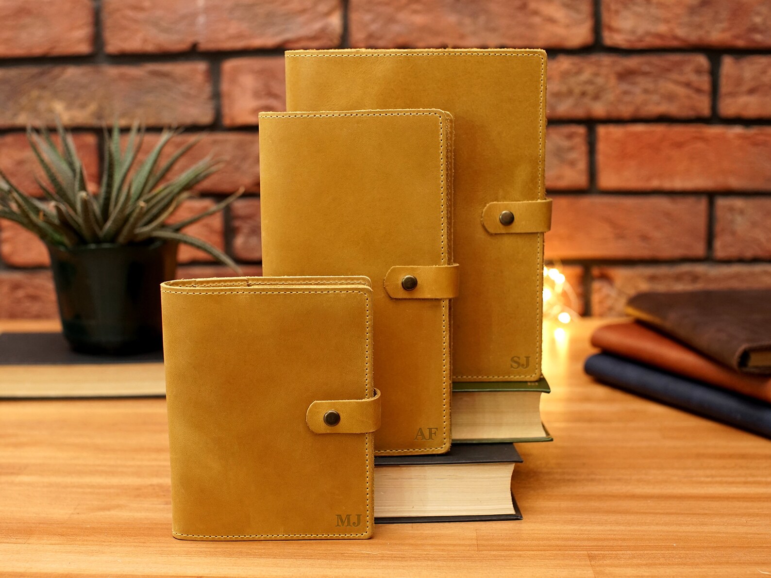 Refillable Leather Journal With Personalization, Custom Leather ...