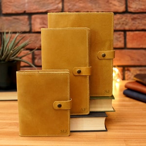 Refillable Leather Journal With Personalization, Custom Leather ...