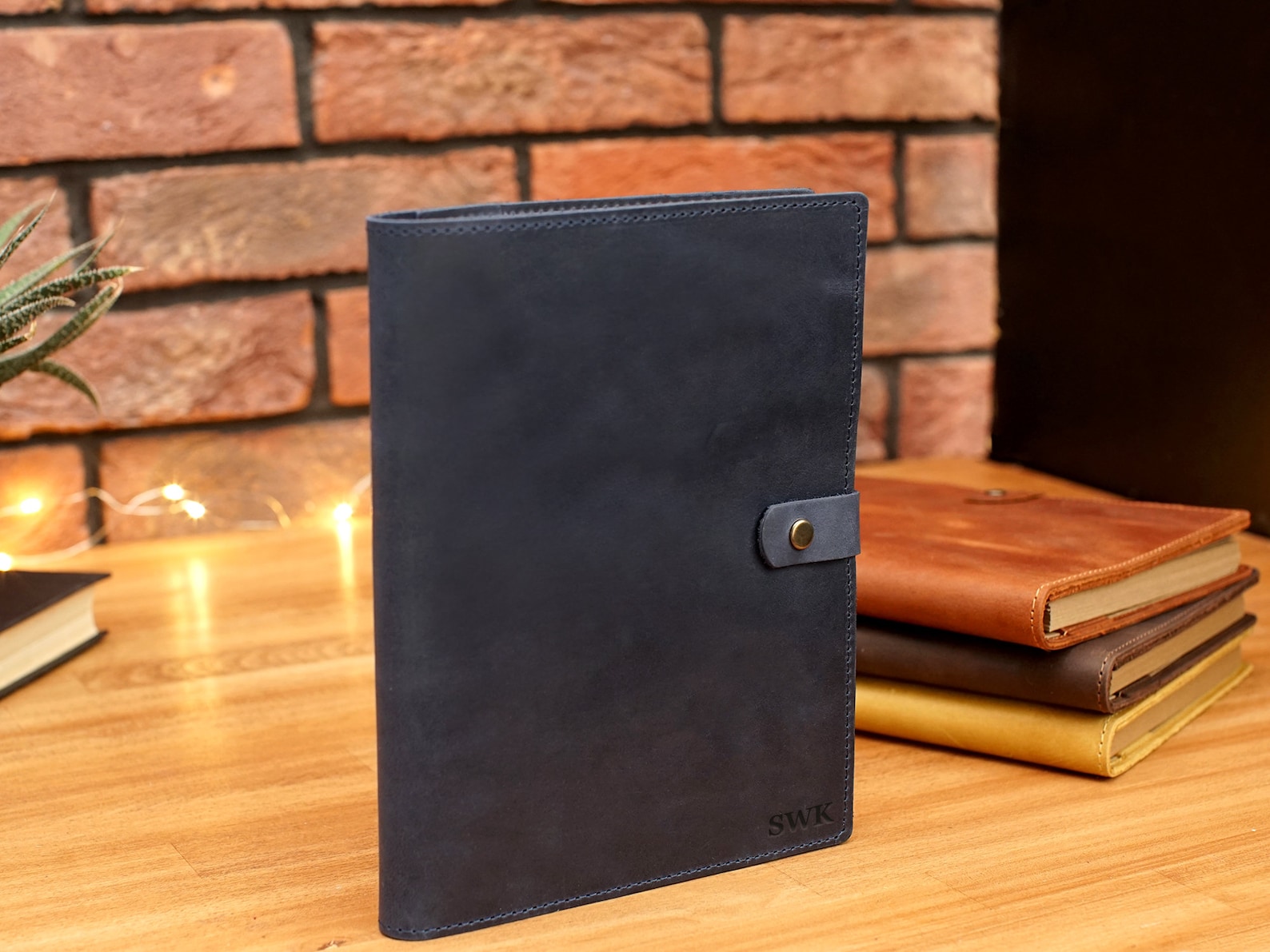 Personalized Leather Notebook Cover Refillable Journal Cover - Etsy