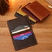 Foldable Leather Credit Cards Case With Personalization, Monogrammed ...