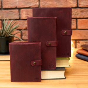 Refillable Leather Journal With Personalization, Custom Leather ...