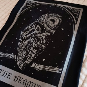 The Hermit Owl Tarot T-shirt Dark Academia Clothing Gothic Grunge ...