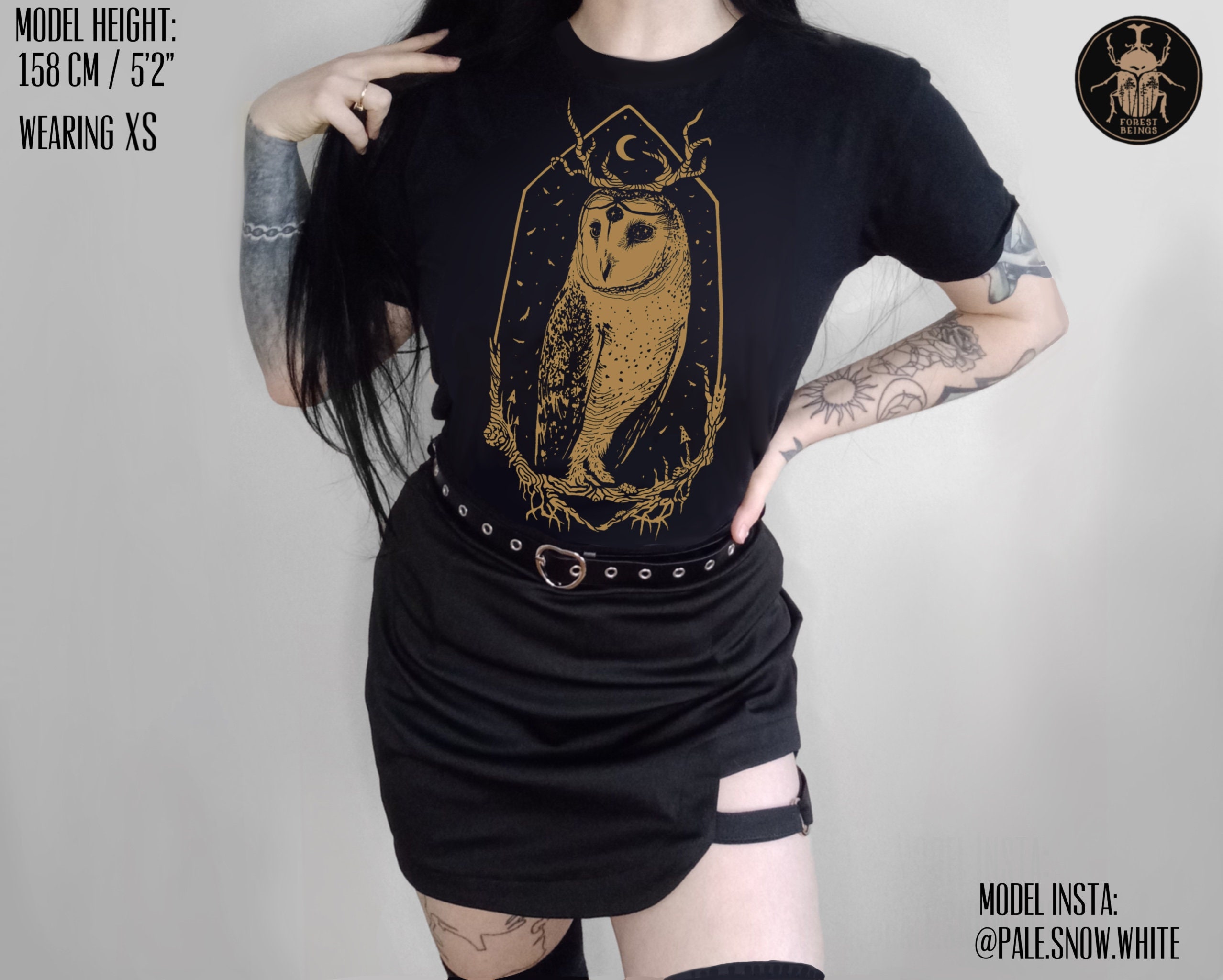 Stolas UNISEX Goth Shirt Alternative Clothing Witchy Barn - Etsy