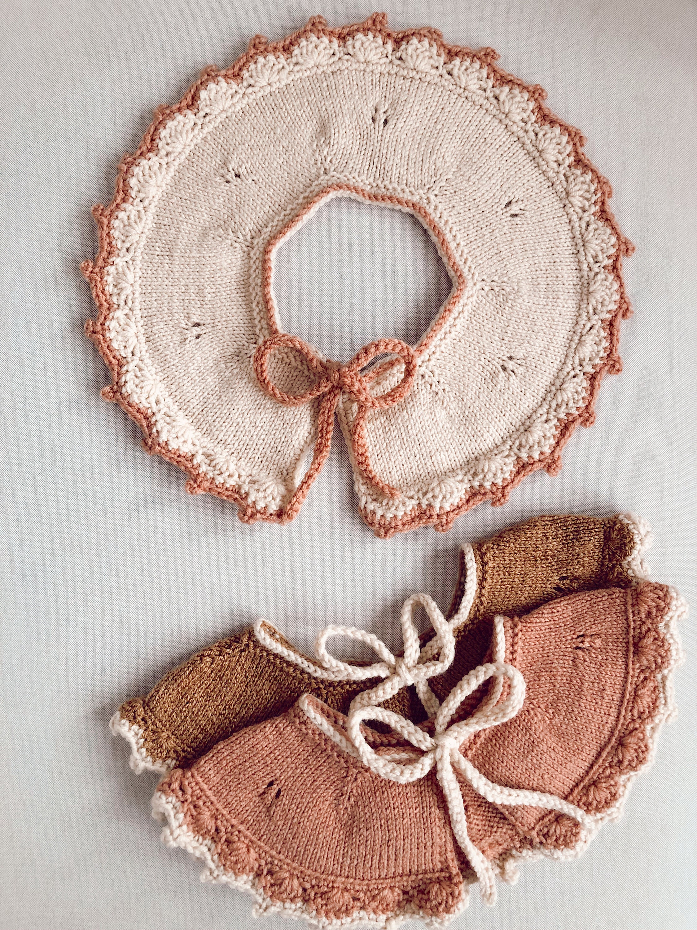 Vintage Collar for Adult, Knitting Removable Collar, Accessories Knit ...