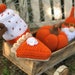 Crochet Pumpkin Pie 2pcs Fall Autumn Decoration, Herbst Deko - Etsy