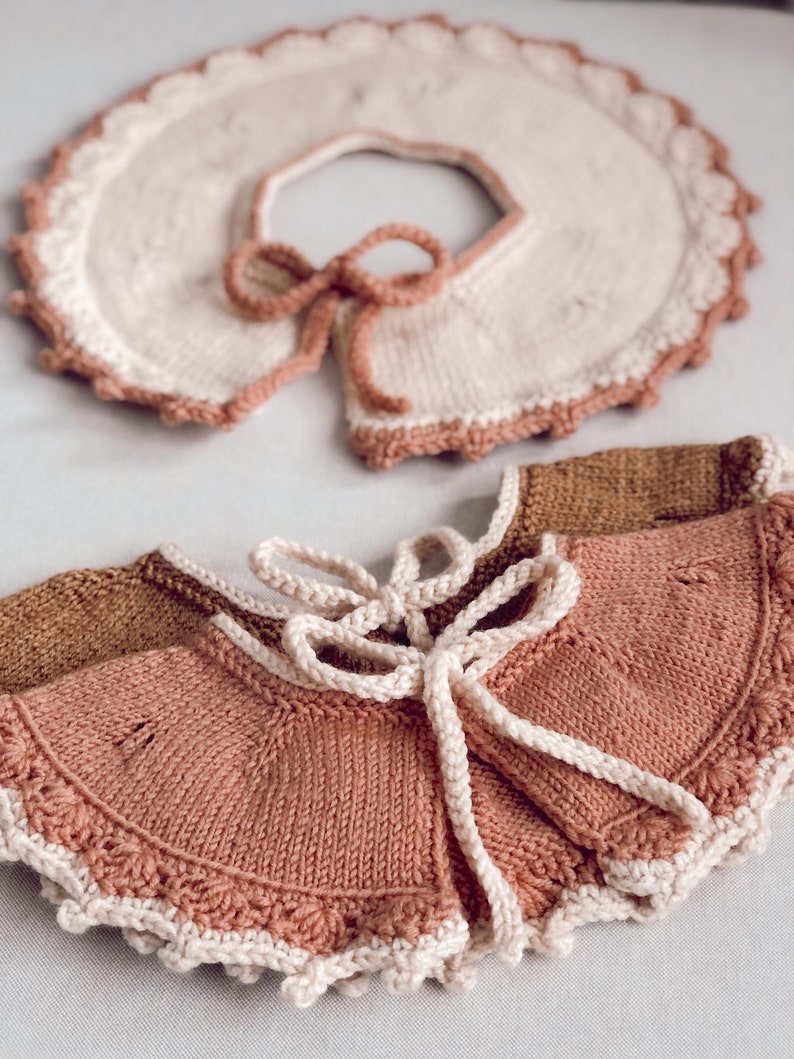 Vintage Collar for Adult, Knitting Removable Collar, Accessories Knit ...