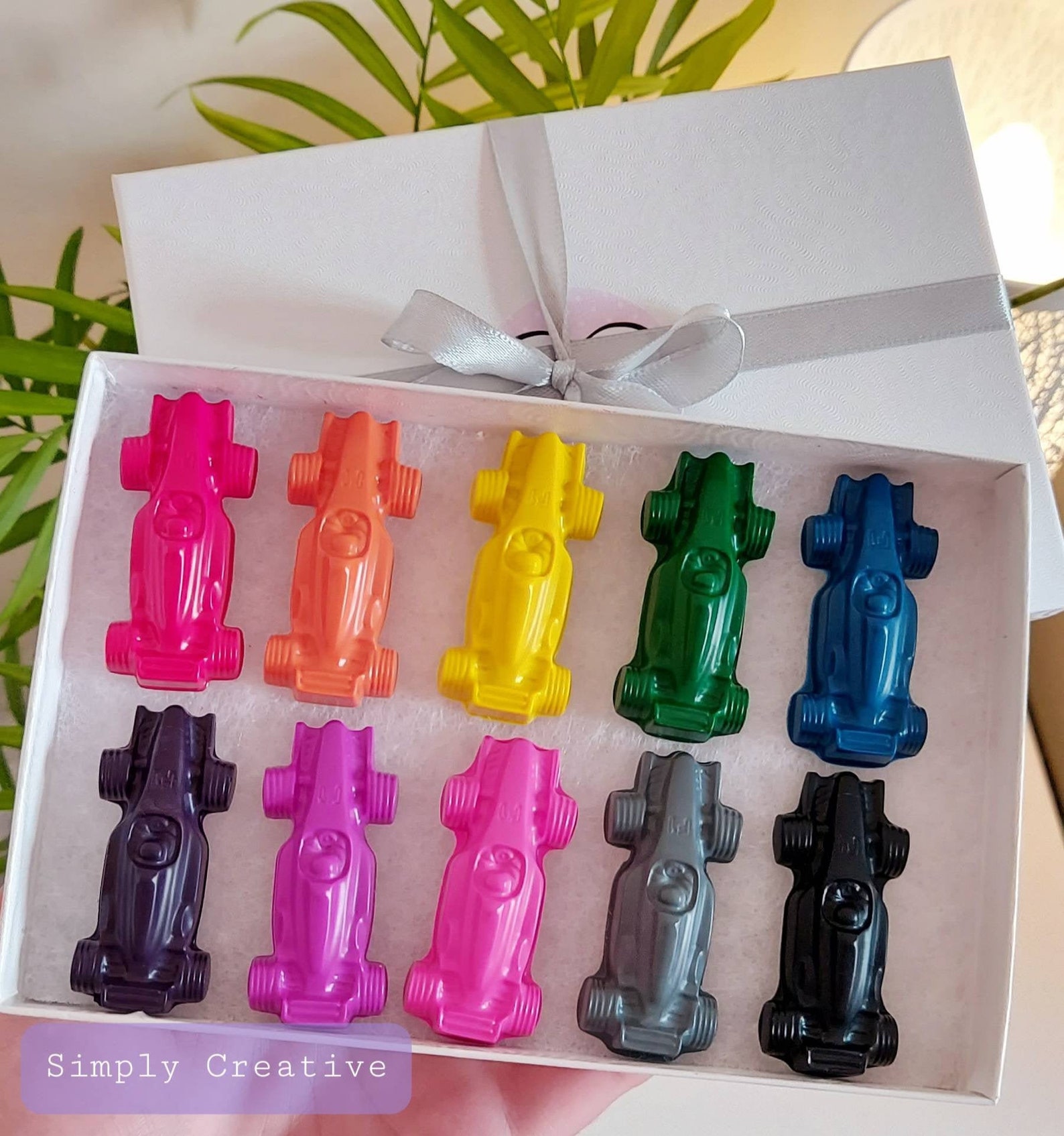 Race Car Crayons Gift Ideas for Kids and F1 Fans Party and | Etsy UK