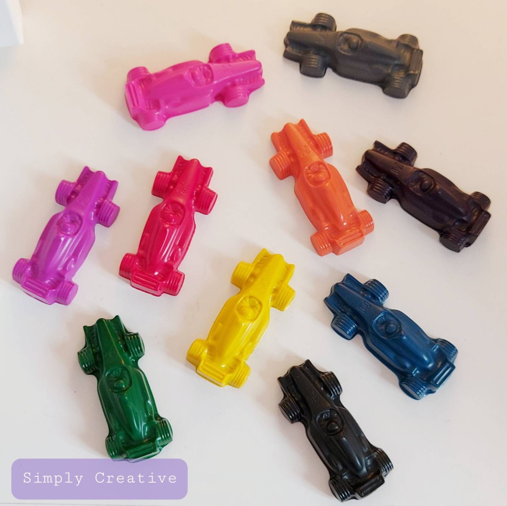 Race Car Crayons Gift Ideas for Kids and F1 Fans Party and | Etsy UK