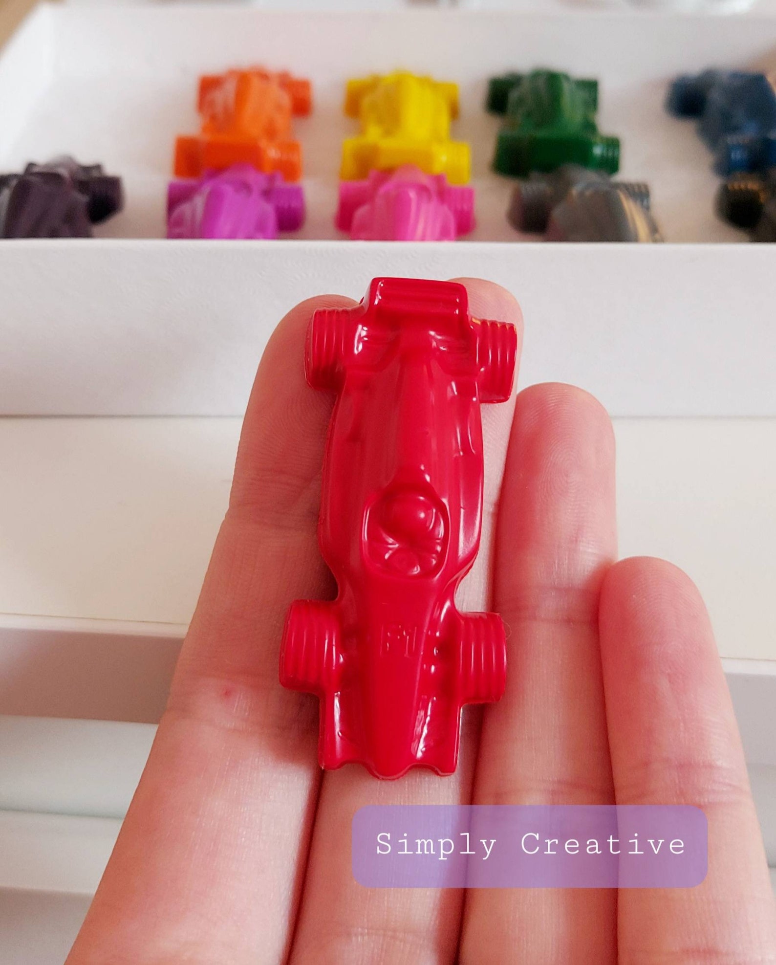 Race Car Crayons Gift Ideas for Kids and F1 Fans Party and | Etsy UK