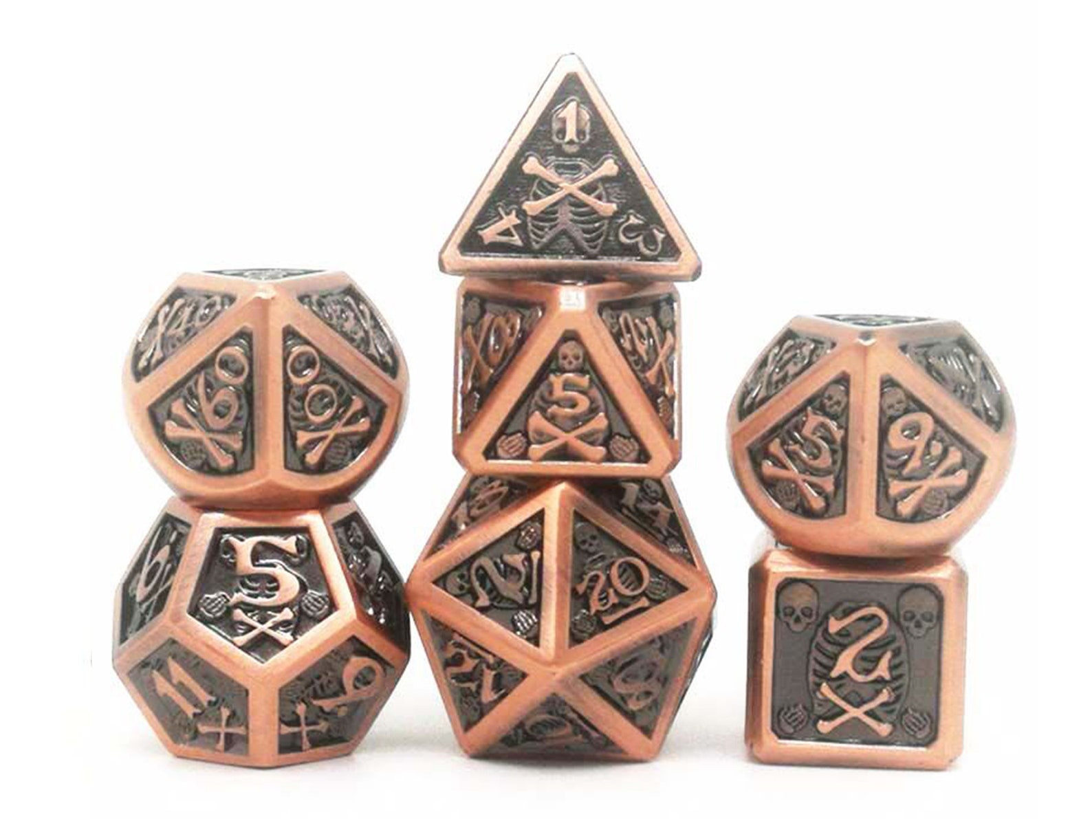Dnd Dice Metal Dice Set Mtg Dice Cool Dice Polyhedral Dice - Etsy
