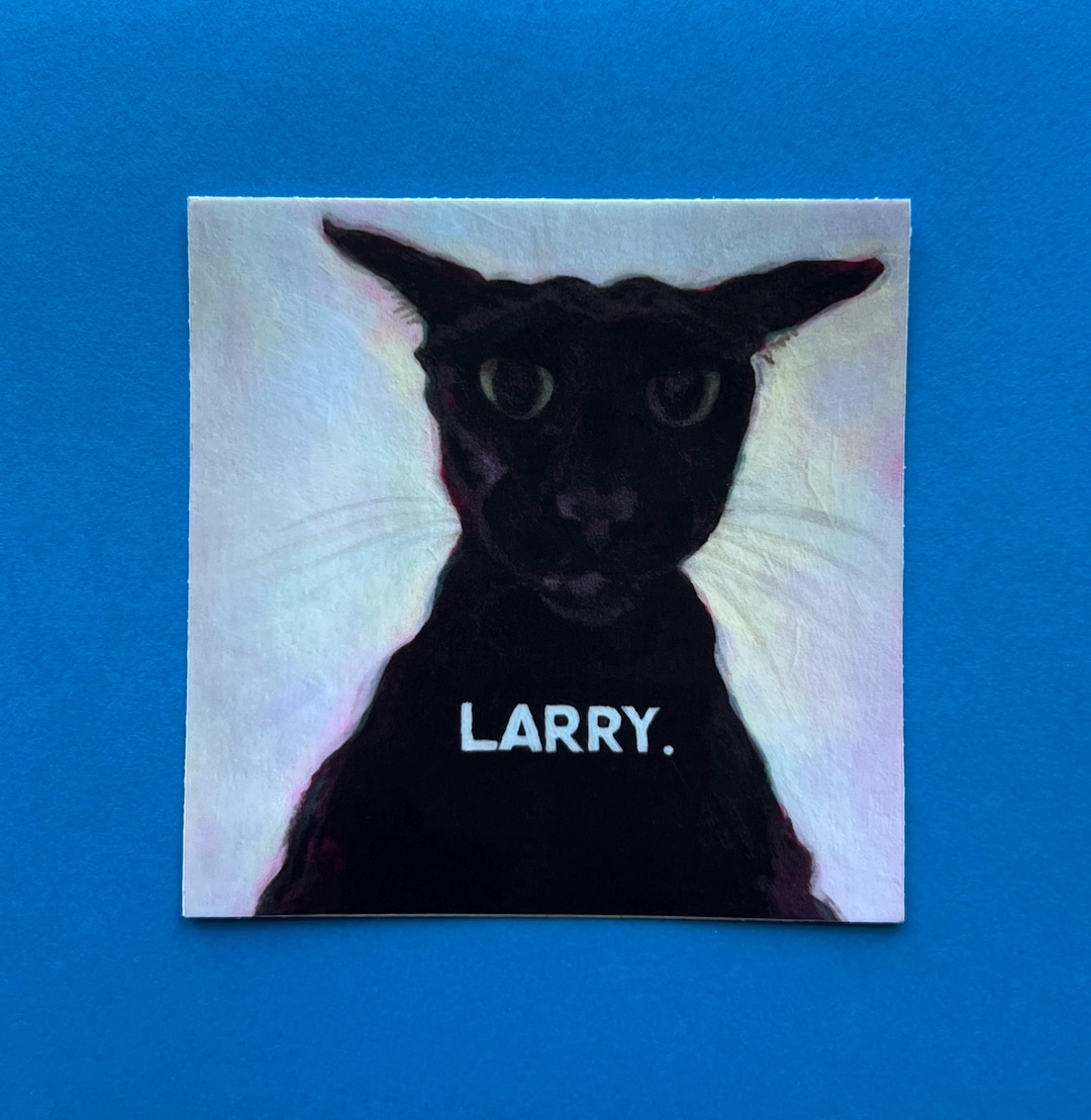 Meme Cat Sticker, Funny, Scary Story, Rebecca Salinas Art, Friendly ...
