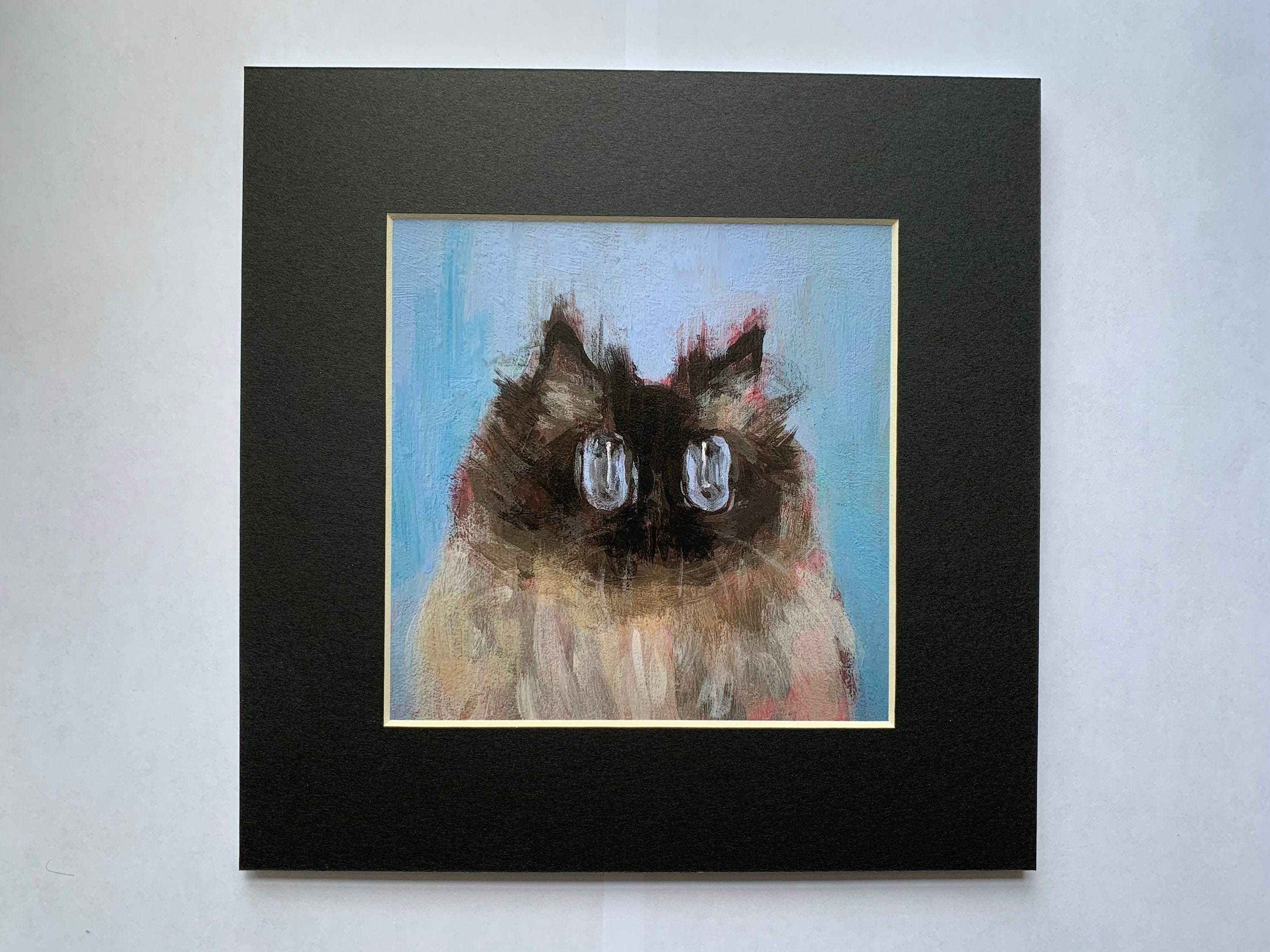 Teleporting Noodle Print Cat Painting Cat Meme Fluffy Cat | Etsy