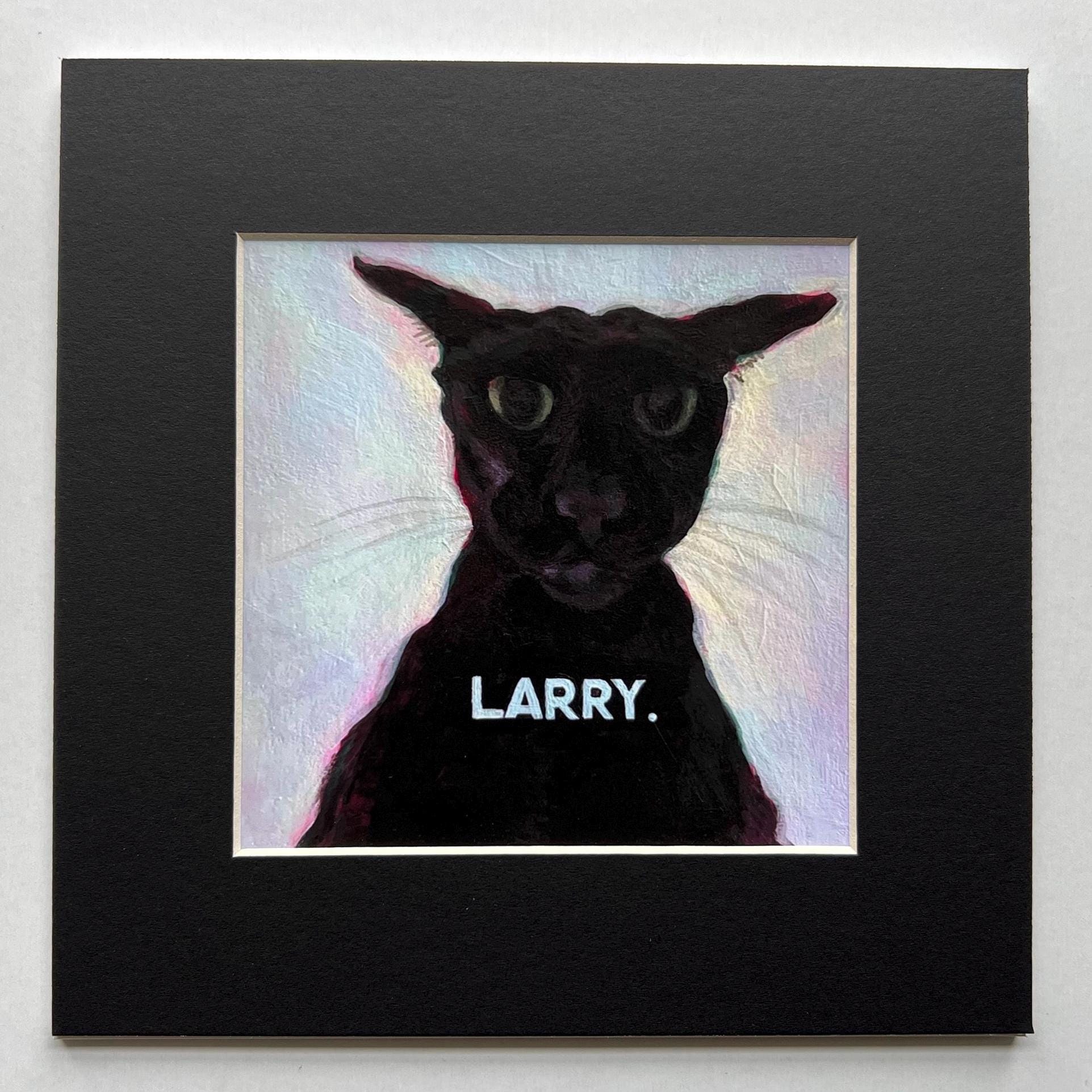 Meme Cat 8x8" Print, Funny, Scary Story, Rebecca Salinas Art, Friendly ...