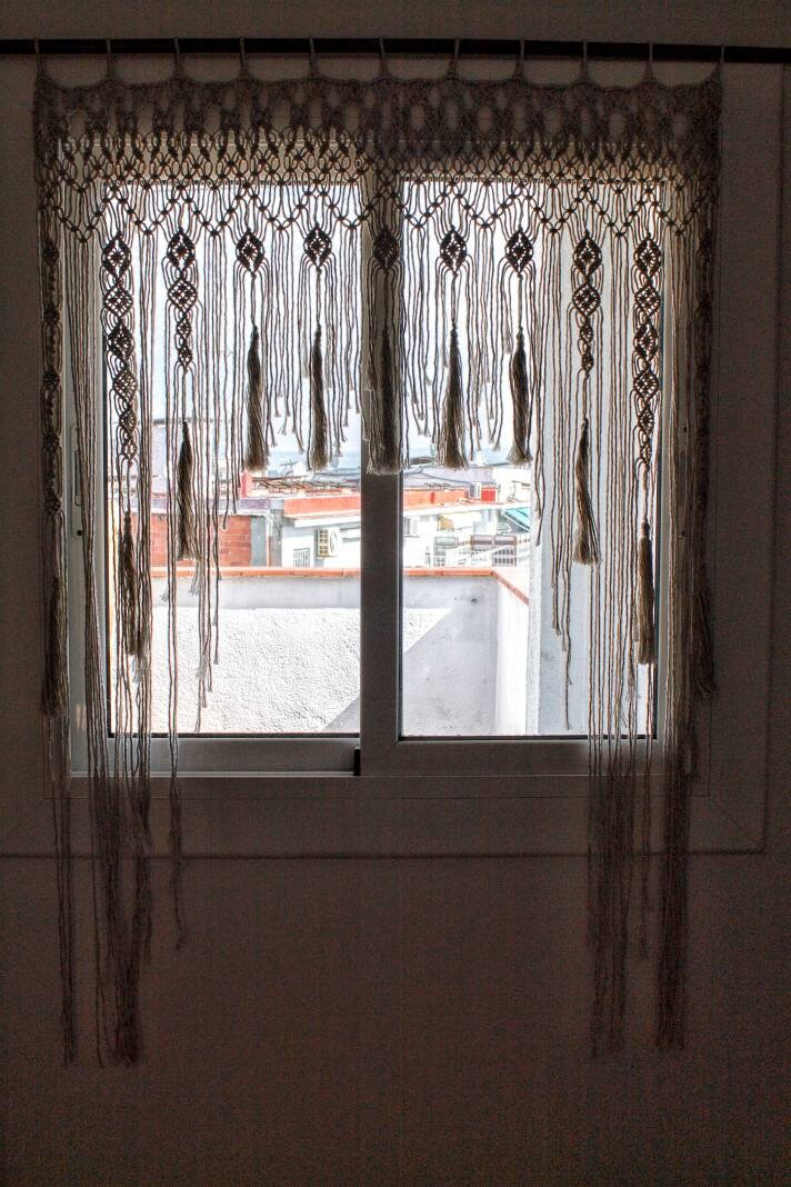 Wedding Macrame large Macrame Curtain Arch Macrame Curtain | Etsy