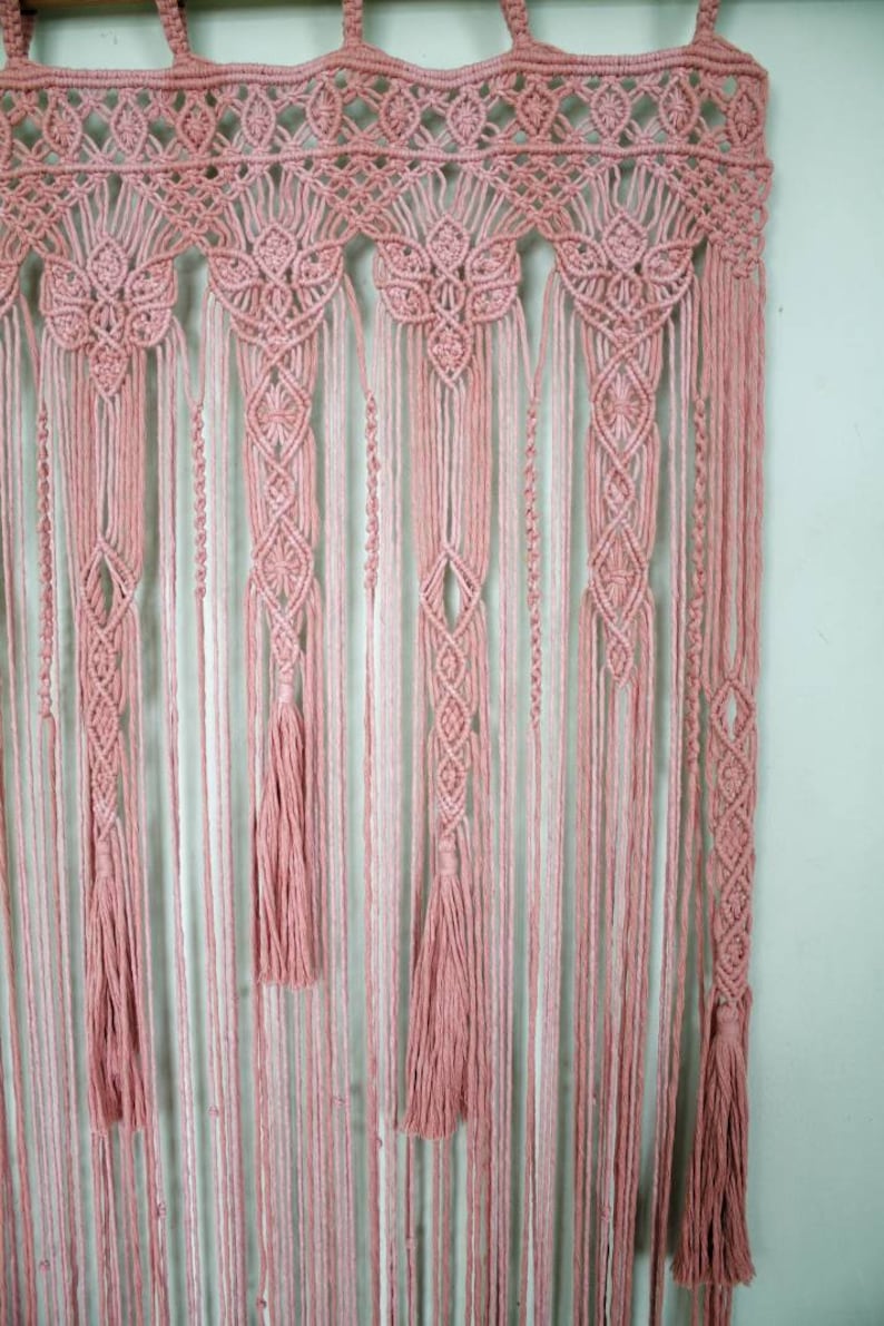 Decor Macrame Curtain Macrame Panel Curtain Doorway Macrame - Etsy Canada