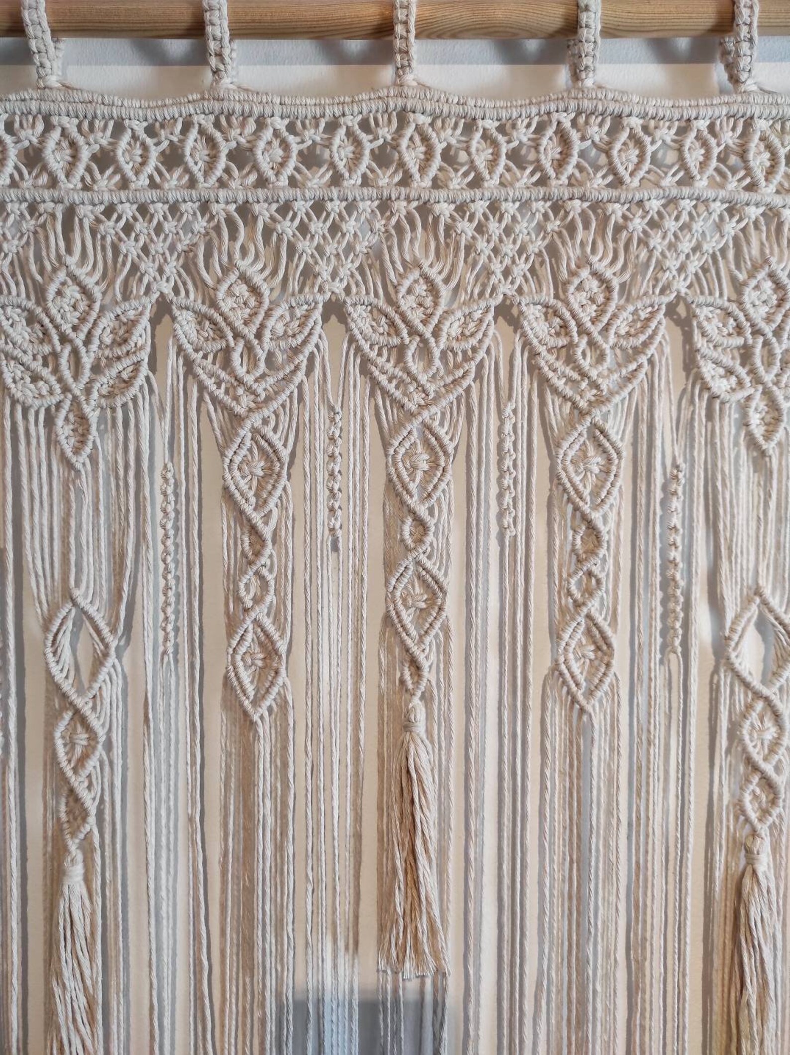Decor Macrame Curtain Macrame Panel Curtain Doorway Macrame | Etsy