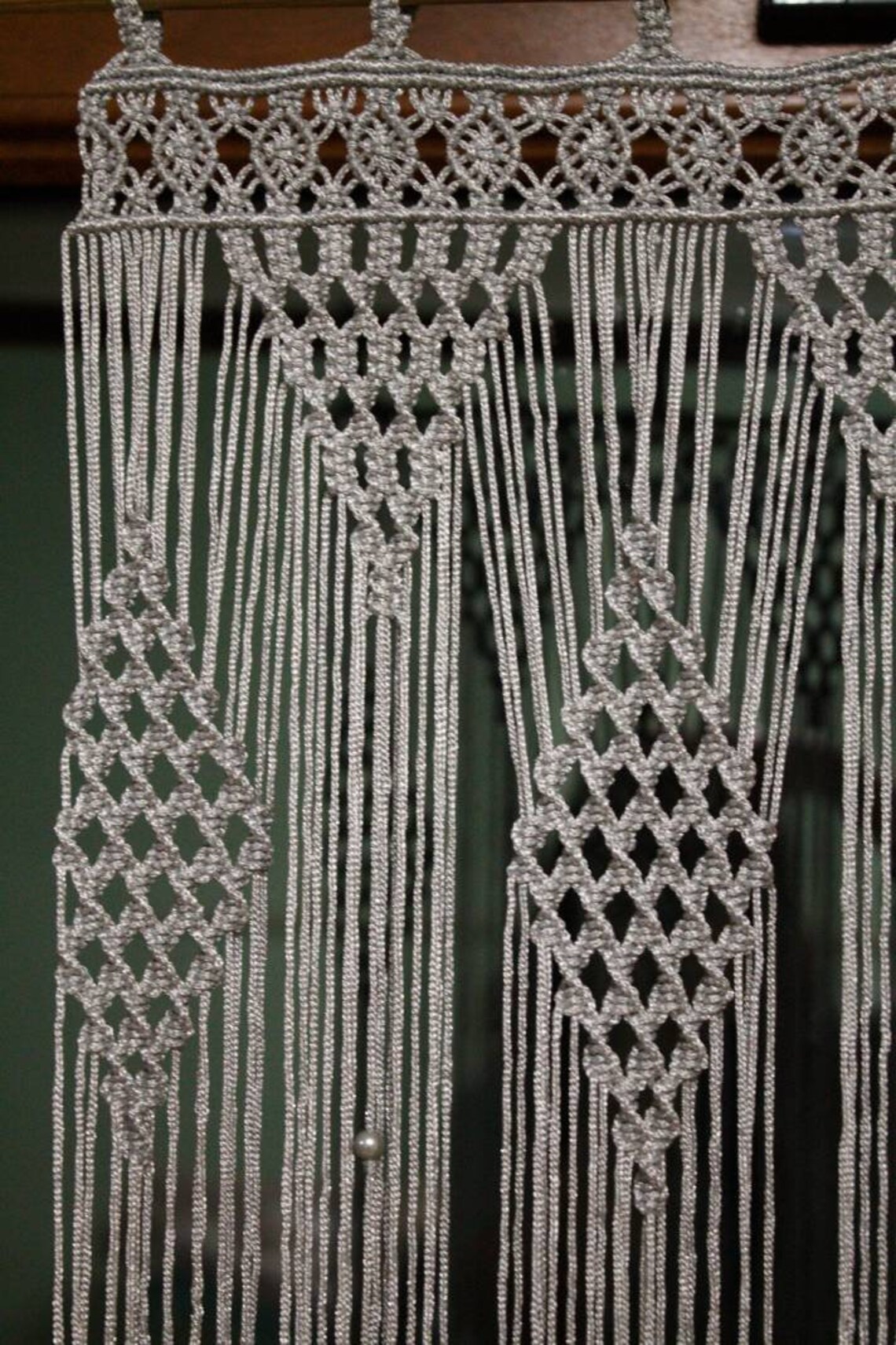 Window Curtain.macrame Wall Art.macrame Curtain. Macrame Wall - Etsy