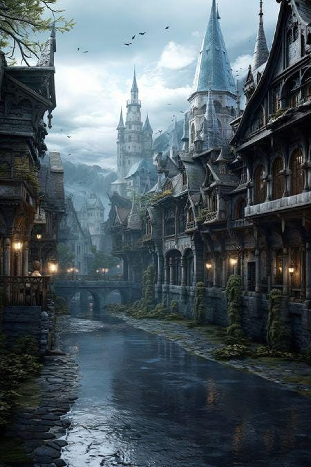 Mythical Medieval Type B| Digital Art Print, Wall Art, AI Generated, AI Art, Digital Download ...