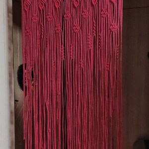 Decor Macrame Curtain, Macrame Panel, Banner Macrame,macrame Wall Art ...