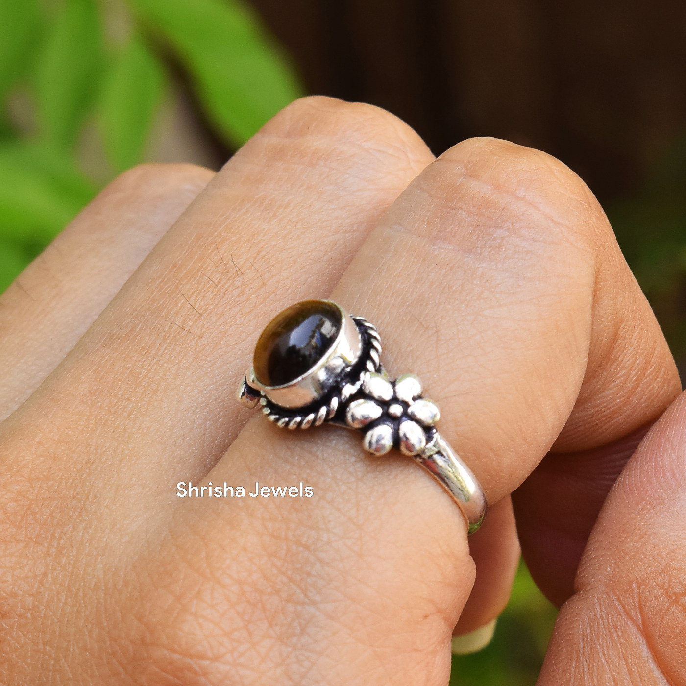 Tiger Eye Ring 925 Sterling Silver Tiger Eye Oval Ring - Etsy