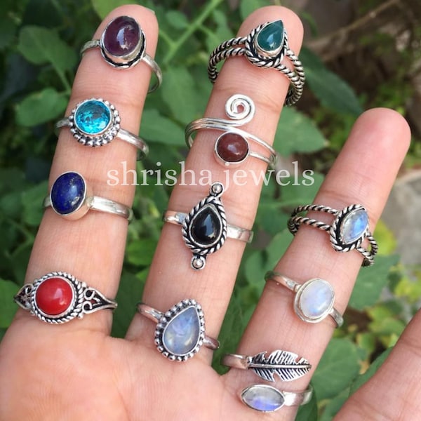 Silver Plated Rings Bulk - Etsy