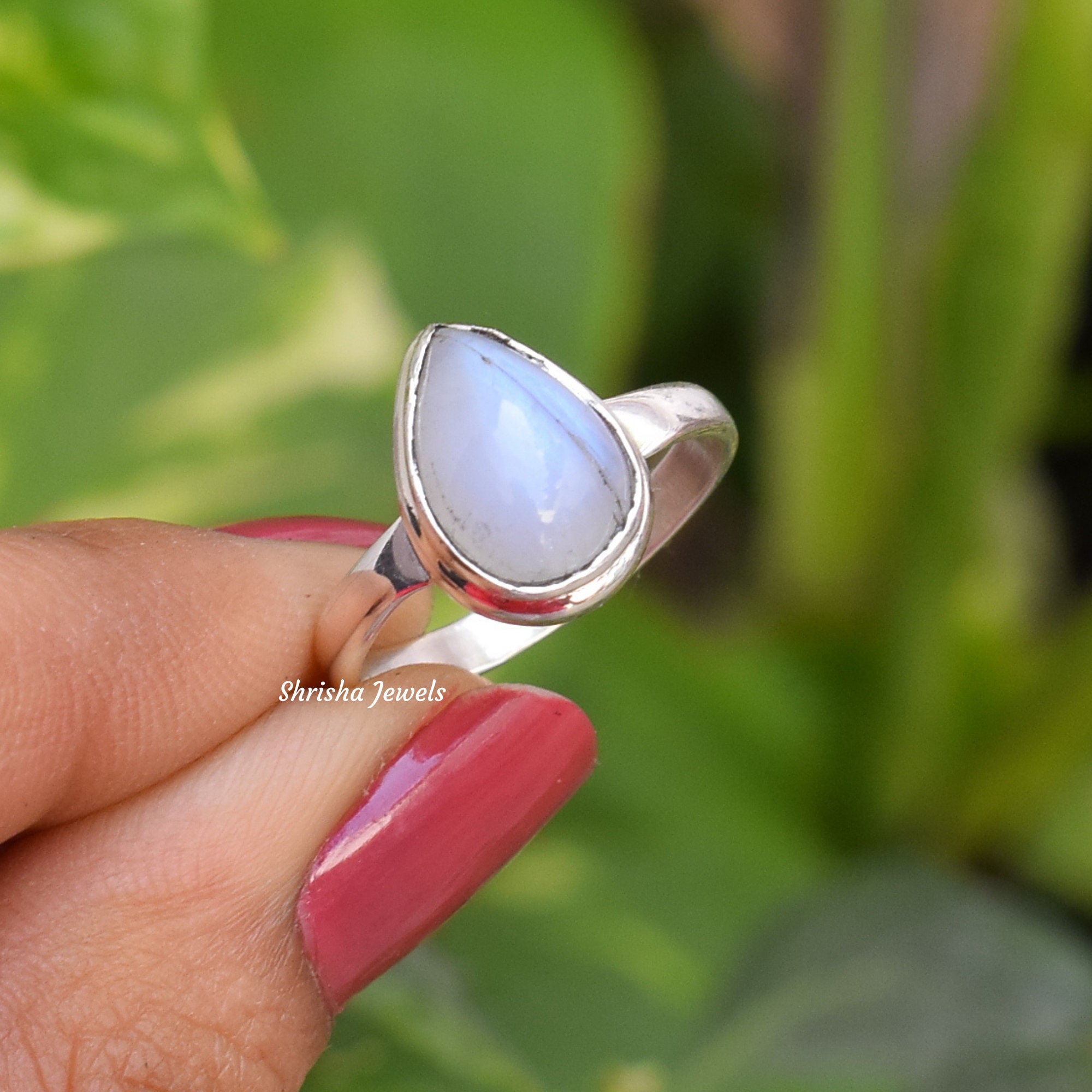 Moonstone Ring AAA Quality Moonstone Ring 925 Sterling | Etsy