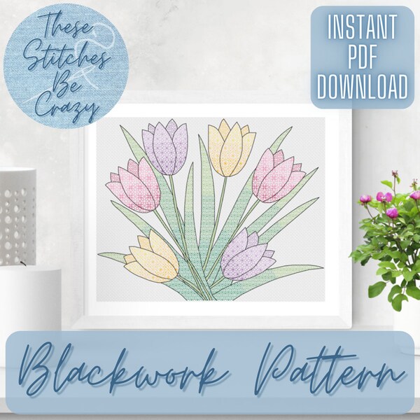 Blackwork Pattern - Etsy