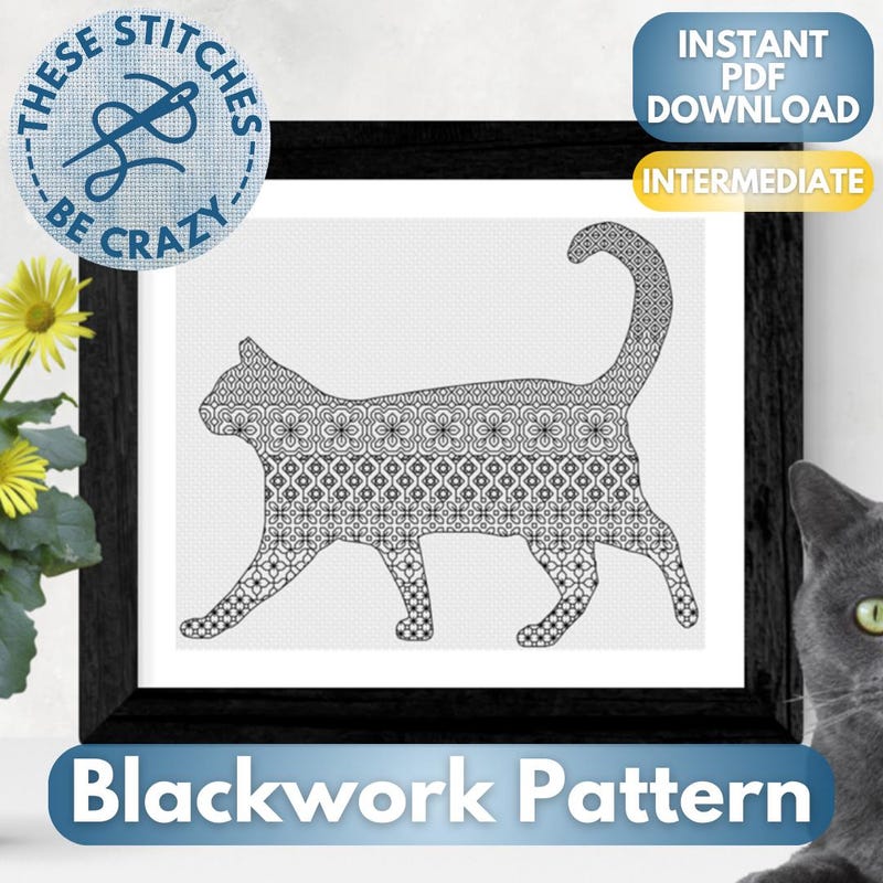 Blackwork Pattern - Etsy