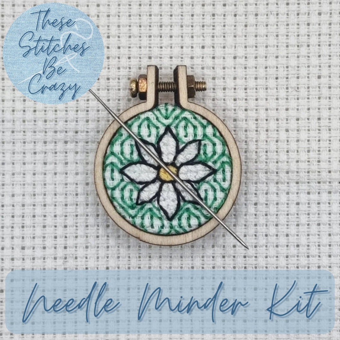 Make Your Own Daisy Needle Minder Kit - Flower Diy Cross Stitch ...