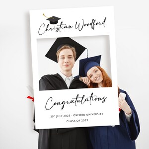 Graduation Selfie Frame, Graduation Frame, Graduation Photo Booth ...