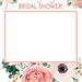 Hen Party Selfie Frame, Floral Hen Party Frame, Bridal Shower ...