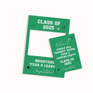 Class of 2025 School Leavers Selfie Frame and Party Sign, Last Day of ...