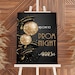 Black and Gold Prom Party Sign Welcome to Graduation Prom Night Party ...