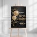Black and Gold Prom Party Sign Welcome to Graduation Prom Night Party ...