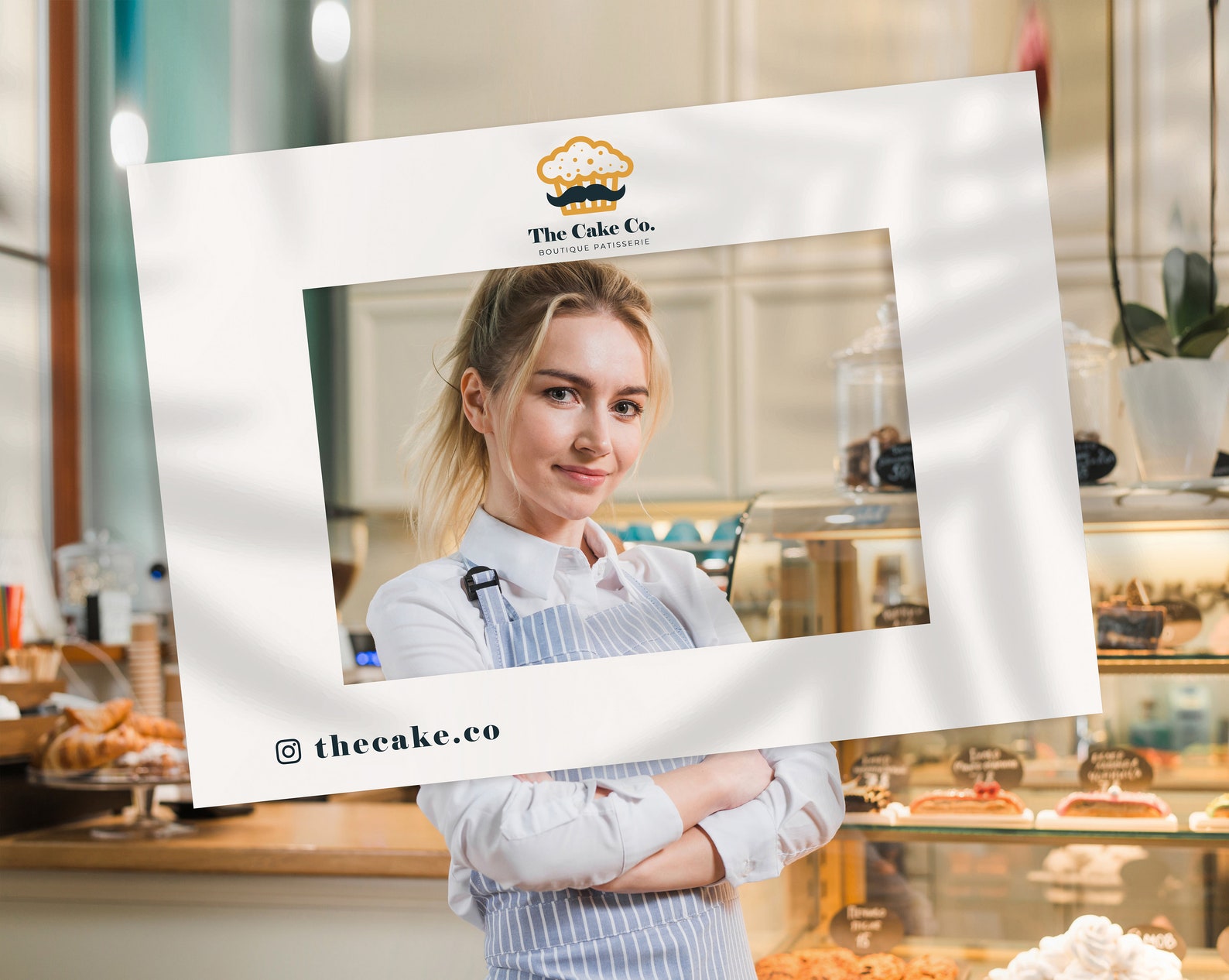 Business Sign Selfie Frame, Business Promotional Event Photobooth Frame ...