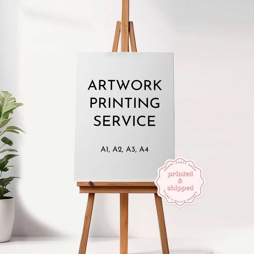 Welcome Sign Printing Service, Print Your Own Sign, Party Sign Printing ...