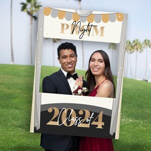 Prom Night Selfie Frame & Party Sign, Prom Night Photobooth Frame, Prom ...