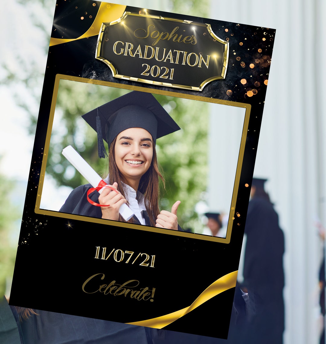 Graduation Selfie Frame, Graduation Photobooth Frame, Graduation Party ...