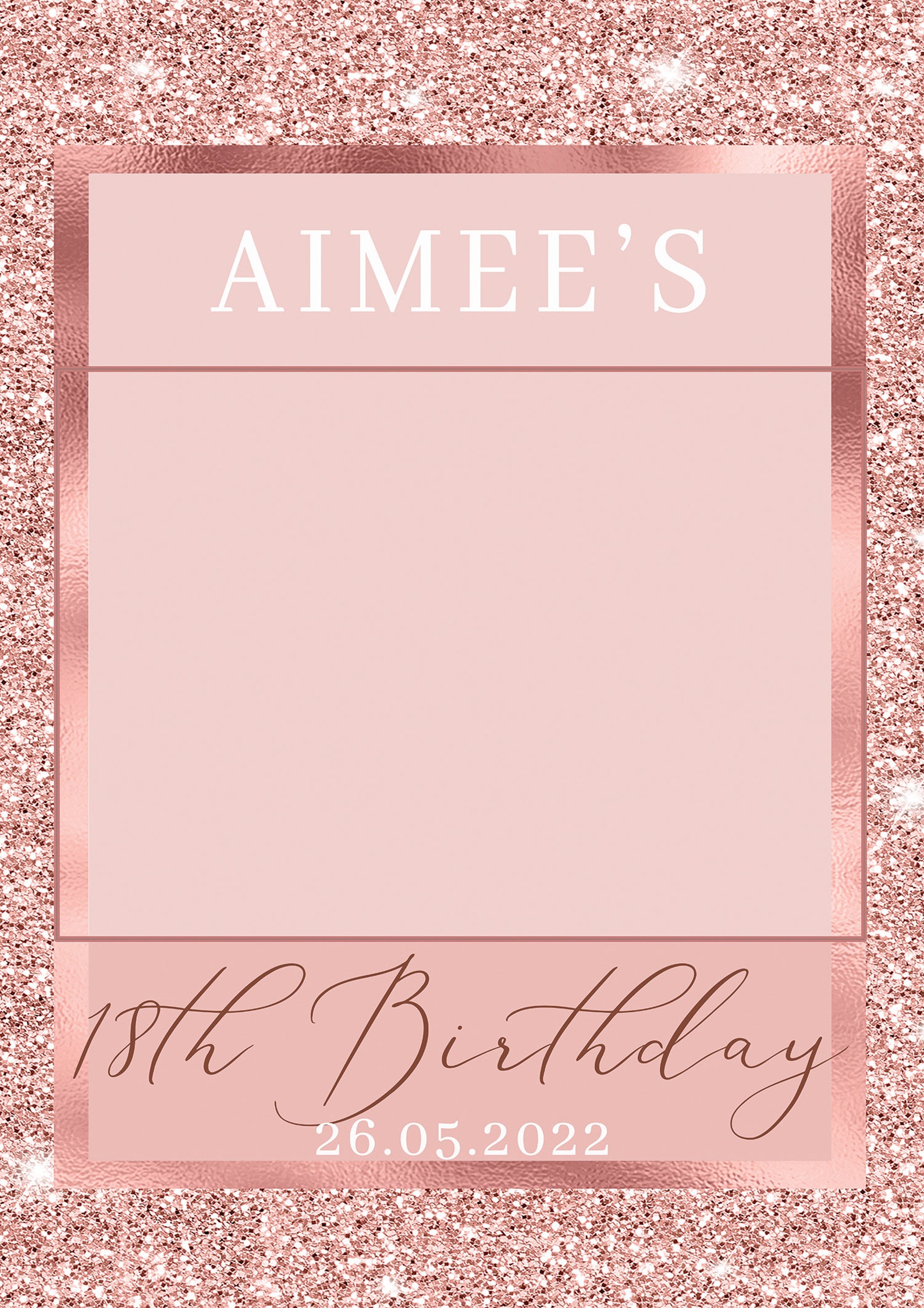 18th Birthday Selfie Frame 18th Photobooth Party Frame 18th - Etsy UK