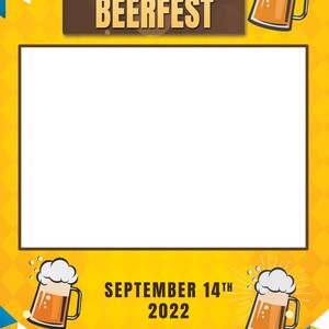 Beerfest Selfie Frame, Oktoberfest Party Frame, Beerfest Birthday Party ...