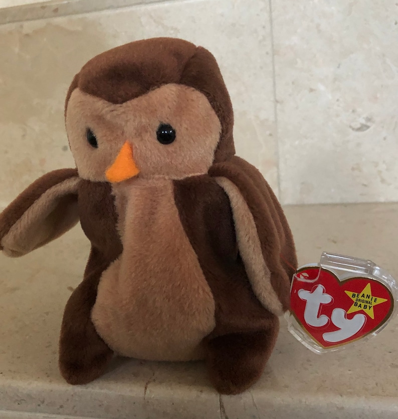 Hoot the Owl Beanie Baby - Etsy