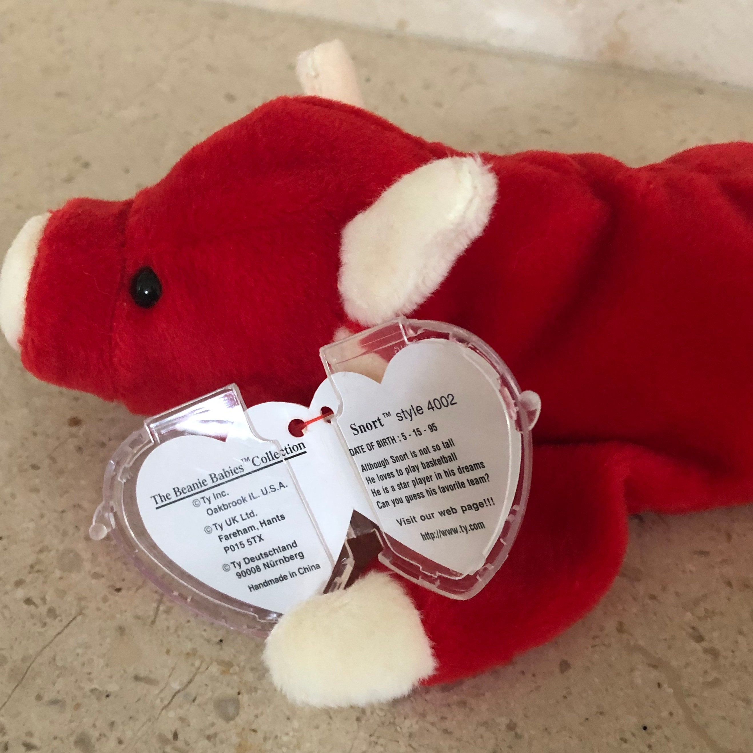 Snort the Bull Beanie Baby - Etsy
