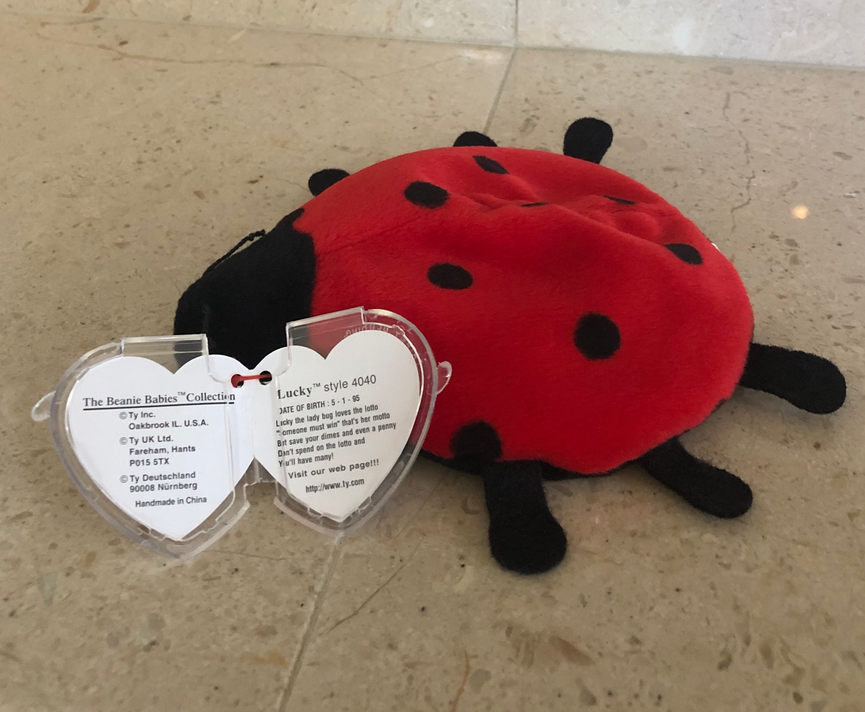 Lucky the Lady Bug Beanie Baby - Etsy Canada