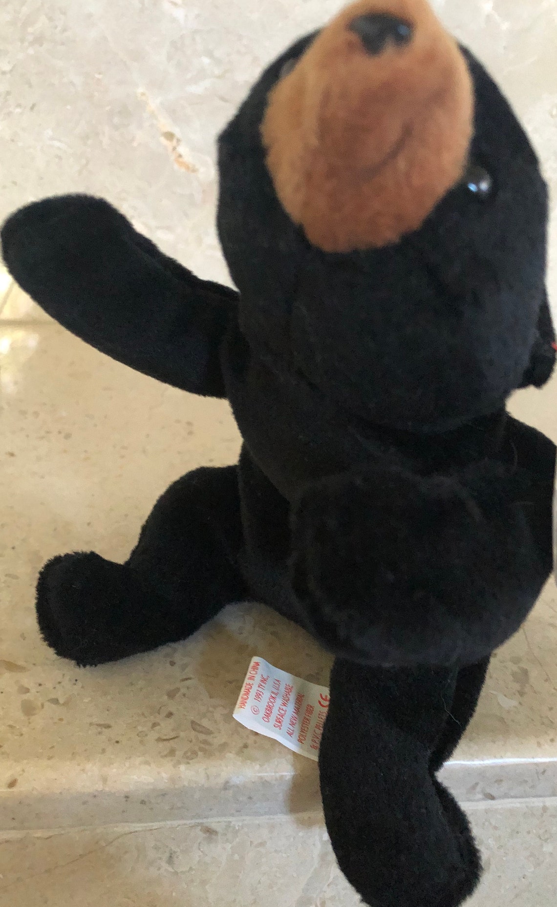 Blackie the Black Bear Beanie Baby - Etsy