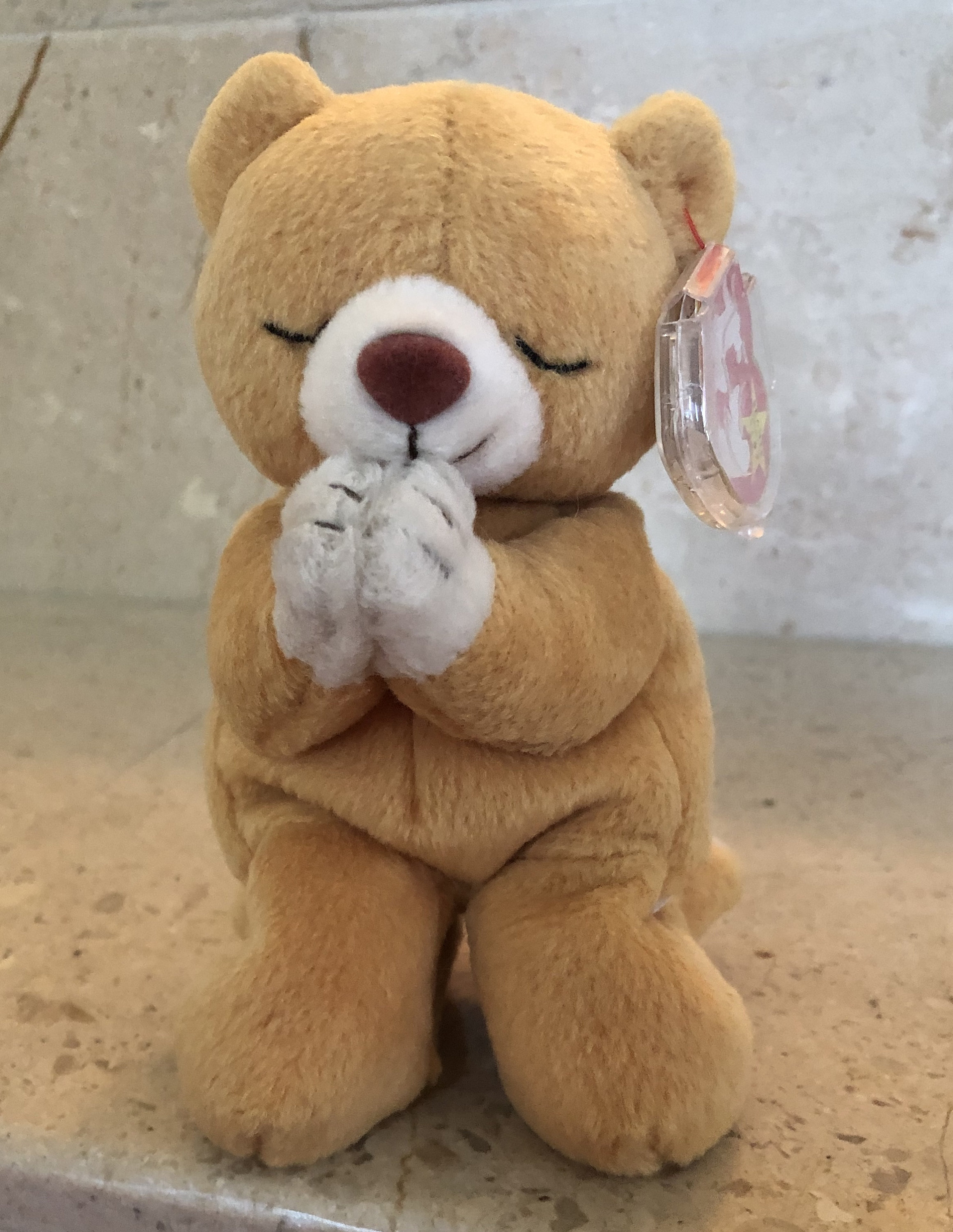 Hope the Praying Bear Beanie Baby - Etsy